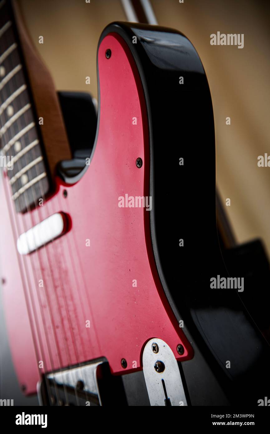 Wilko Johnson's red and black signature Fender Telecaster electric ...
