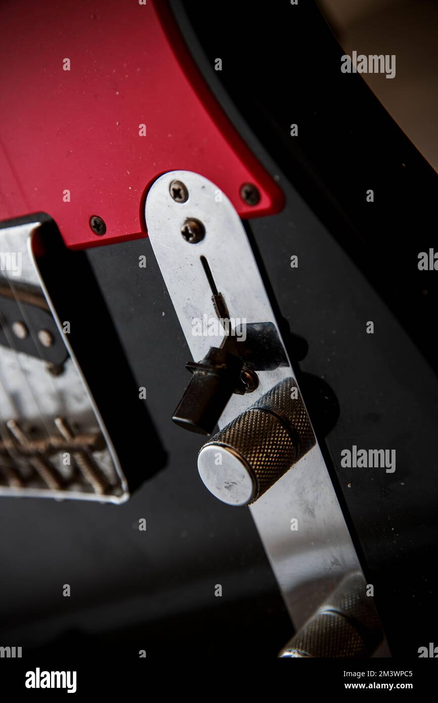 Wilko Johnson's red and black signature Fender Telecaster electric ...