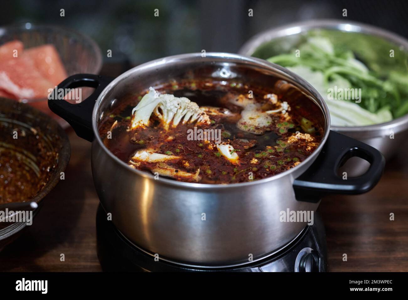 homemade Chinese hot pot Stock Photo - Alamy