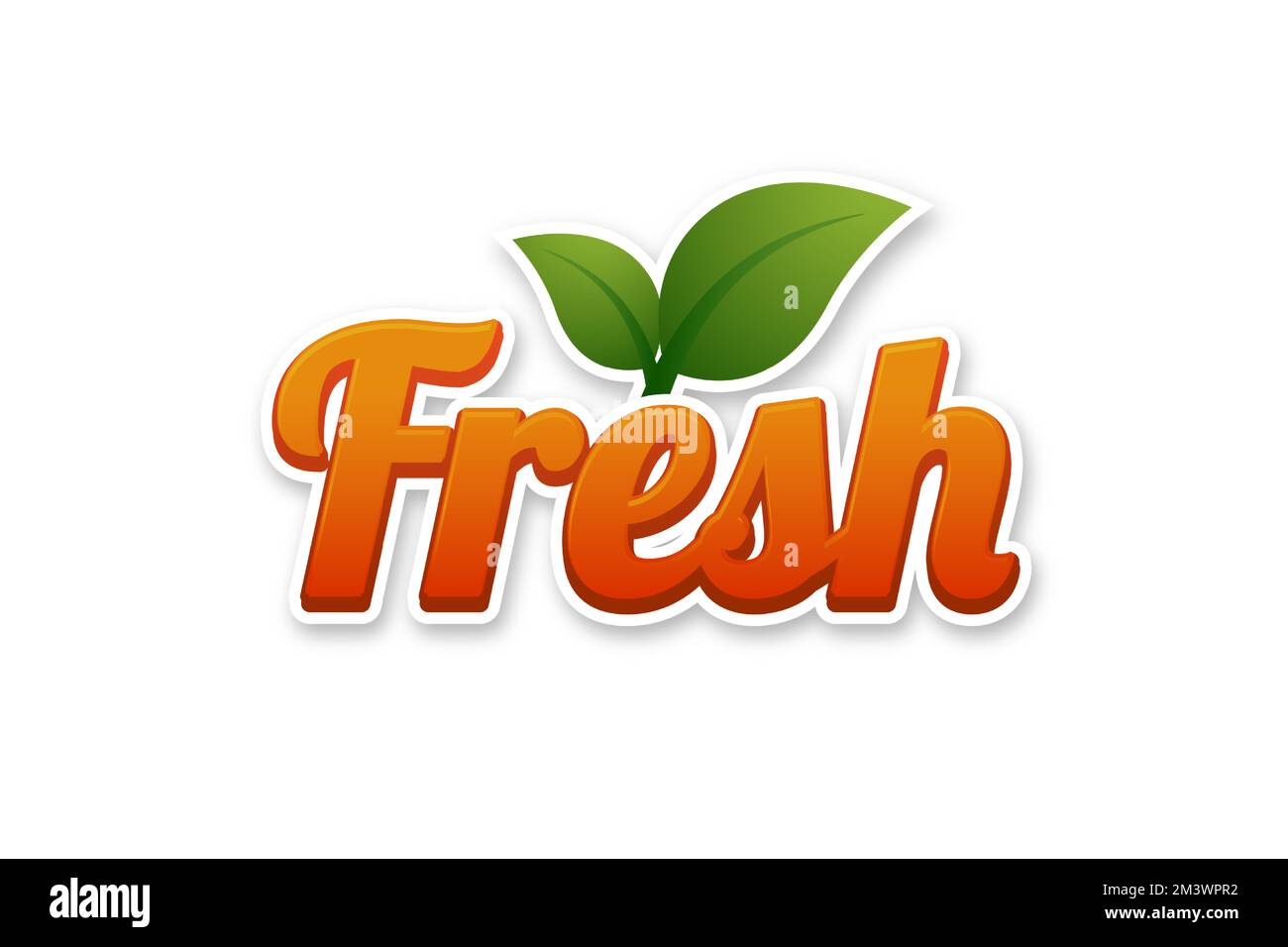 Fresh text effect Stock Vector Image & Art - Alamy