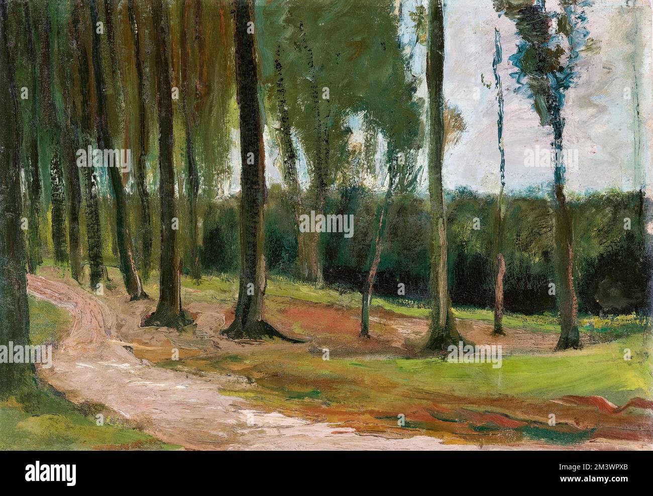 Vincent van Gogh, Edge of a Wood (Forest Edge), landscape painting in ...