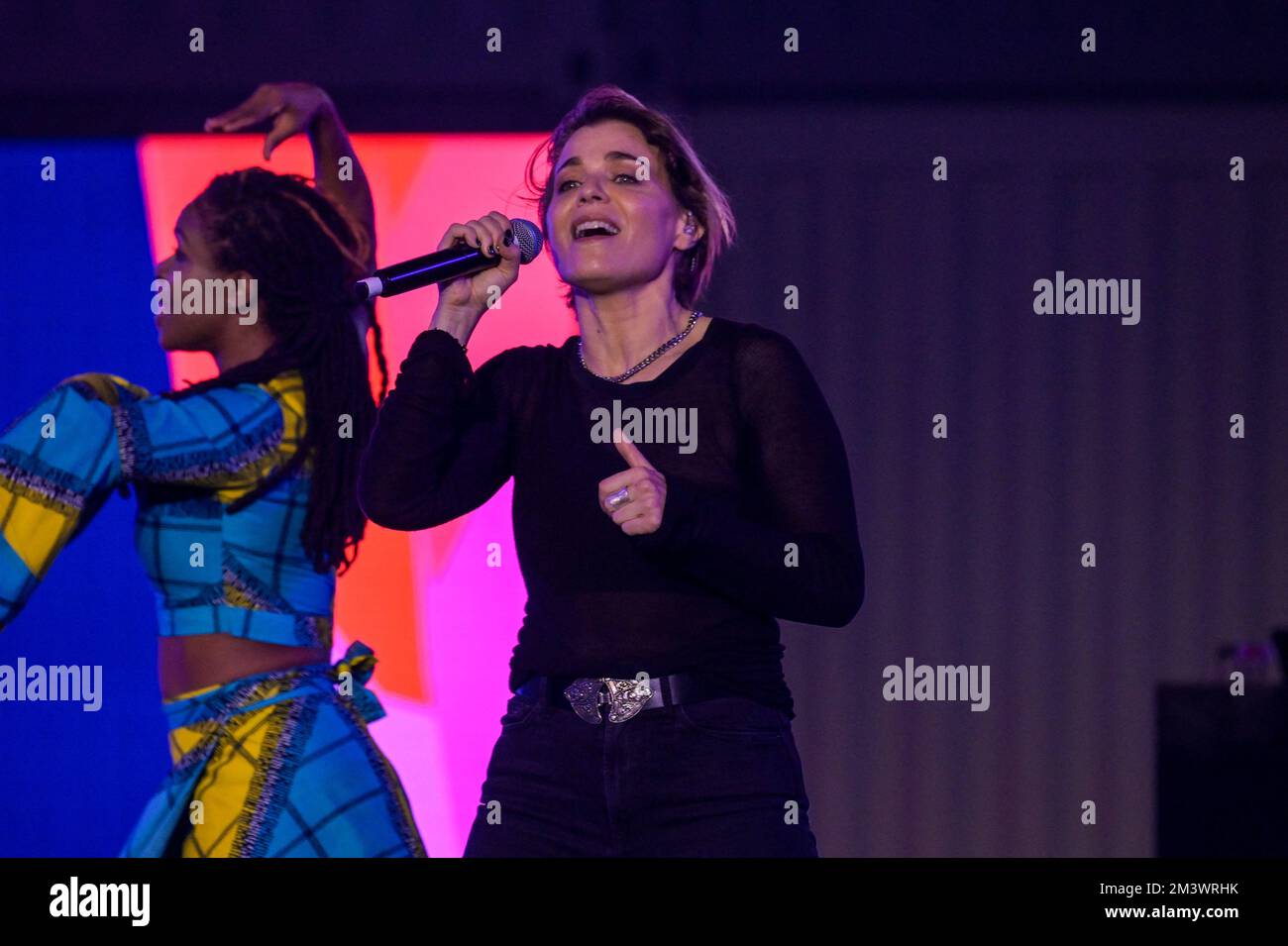 Italian singer Gala performs at Qatar Fashion United event, where ...