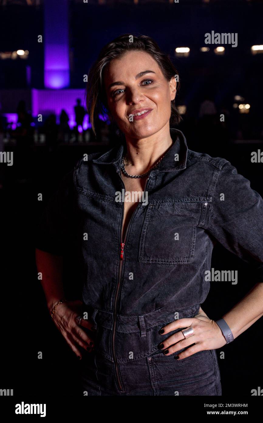 Italian singer Gala performs at Qatar Fashion United event, where ...