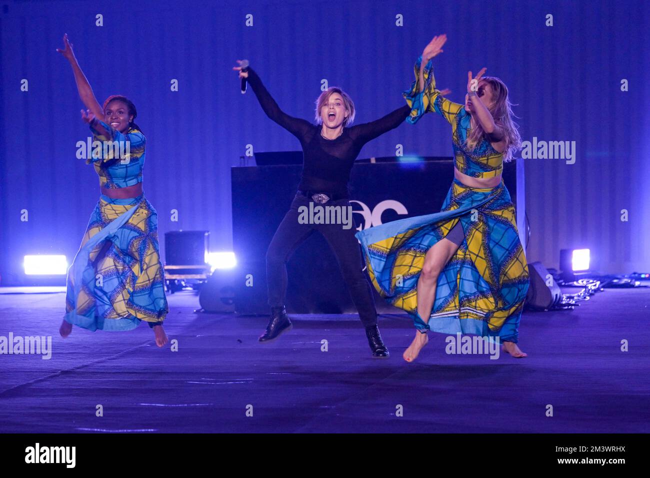 Italian singer Gala performs at Qatar Fashion United event, where ...