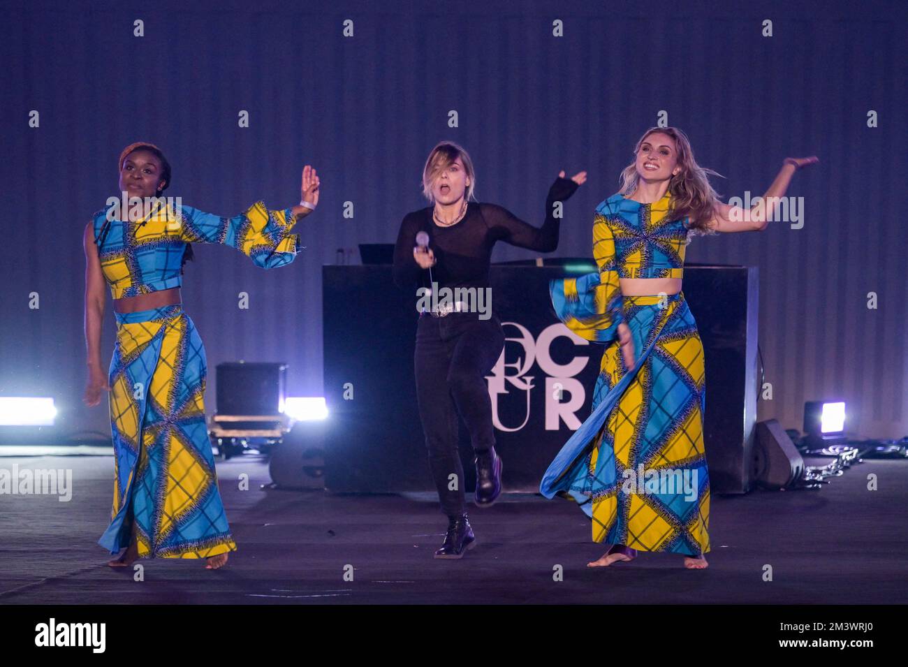 Italian singer Gala performs at Qatar Fashion United event, where ...