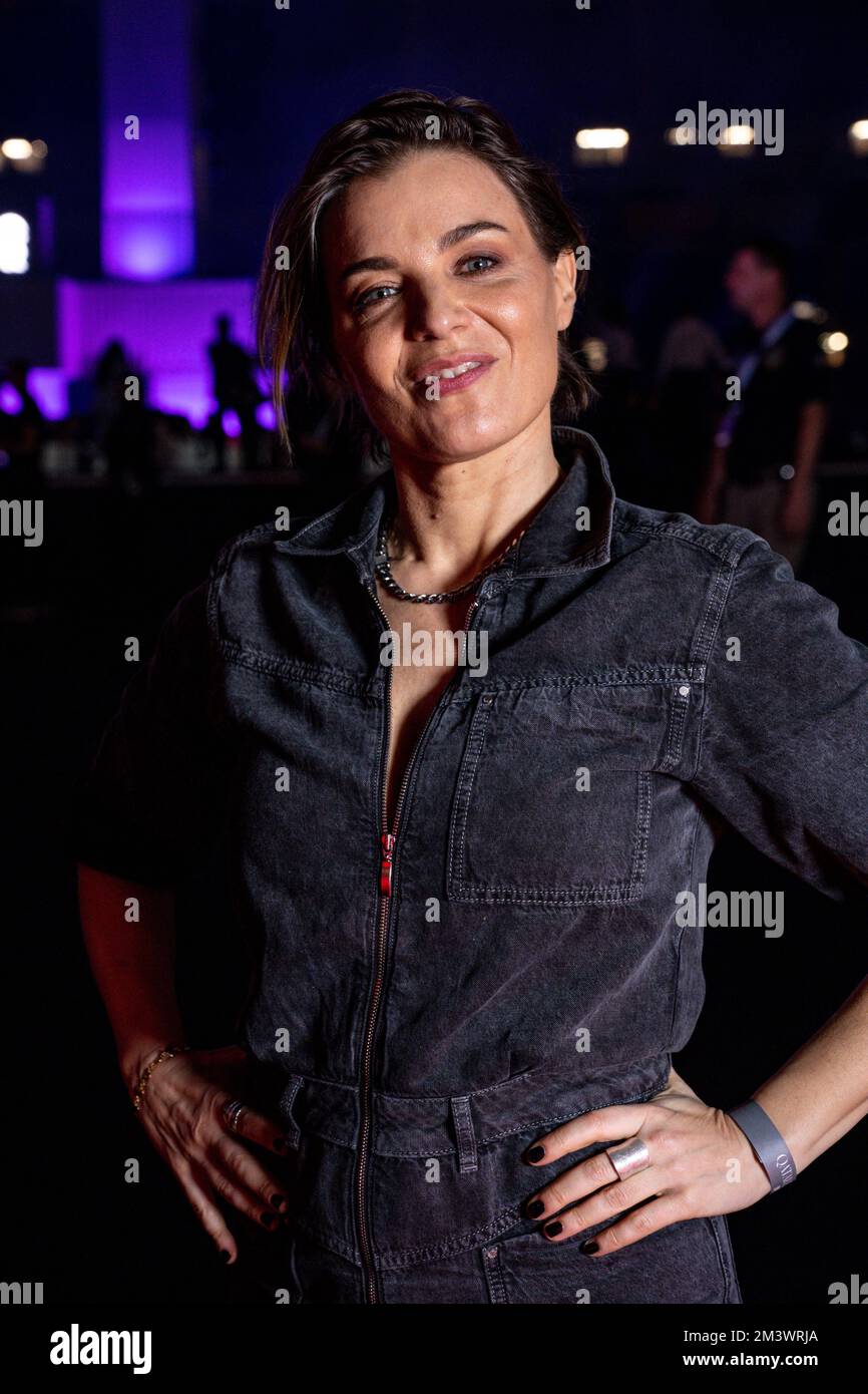 Italian singer Gala performs at Qatar Fashion United event, where ...