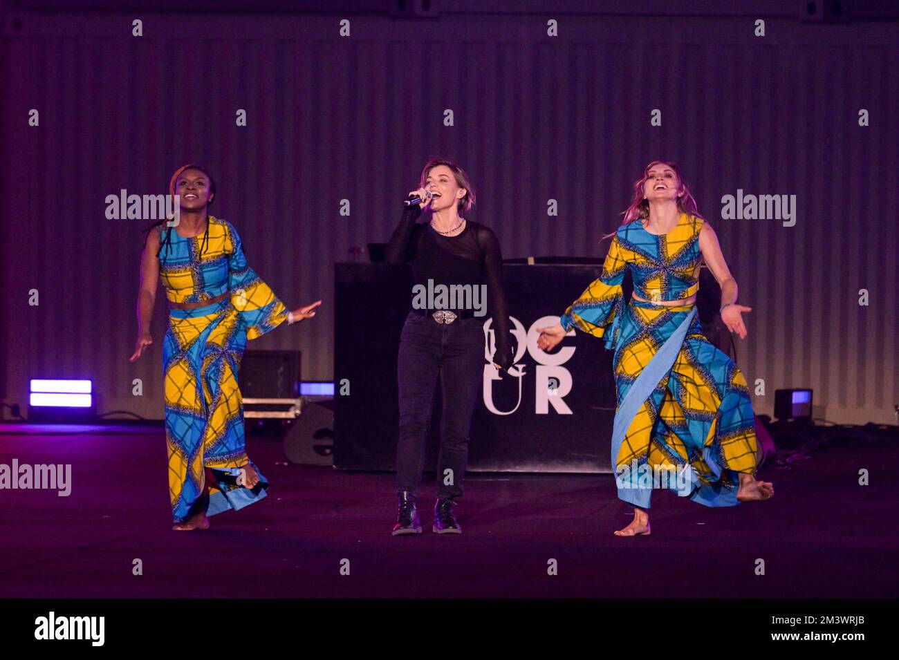 Italian singer Gala performs at Qatar Fashion United event, where ...