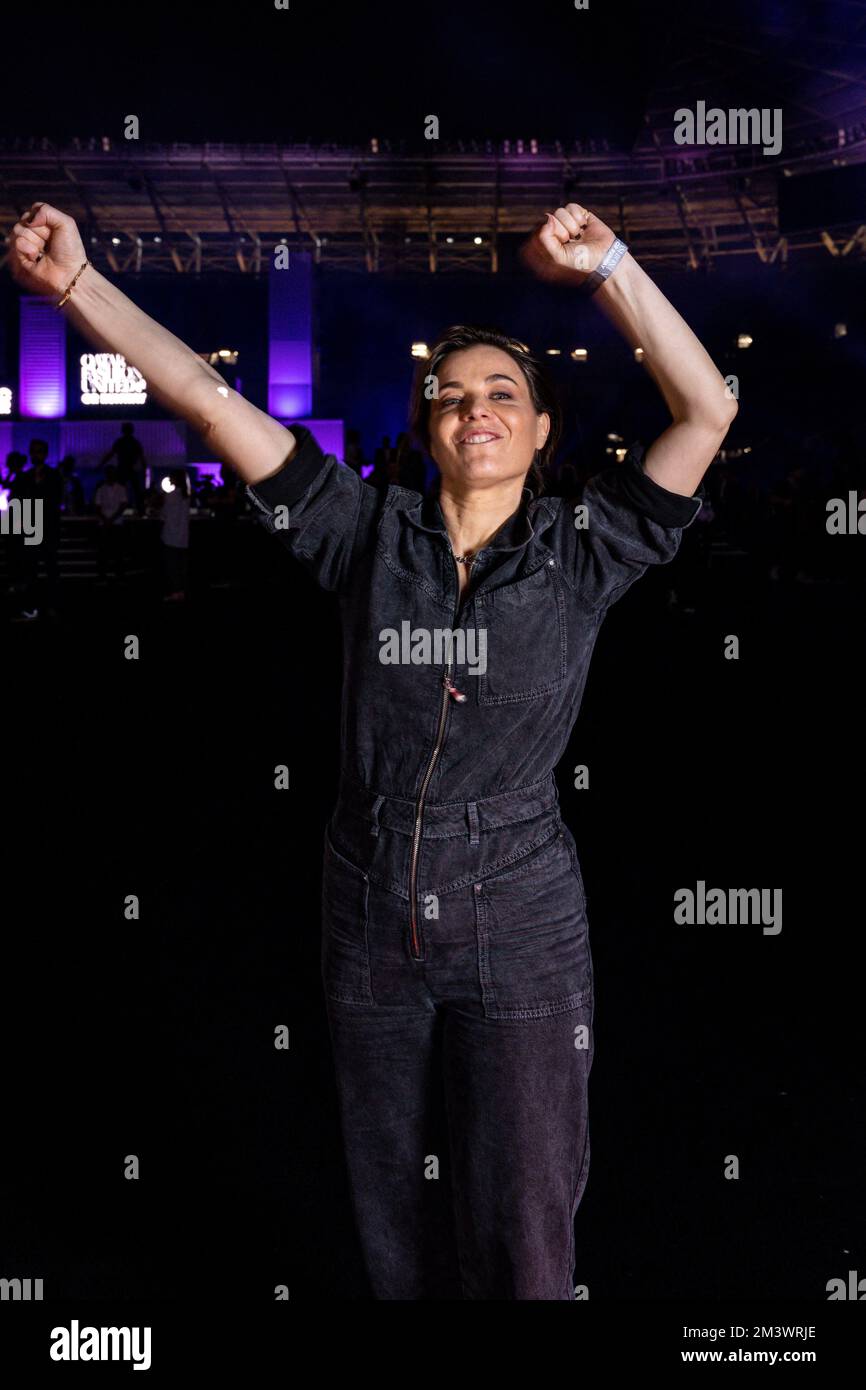 Italian singer Gala performs at Qatar Fashion United event, where ...