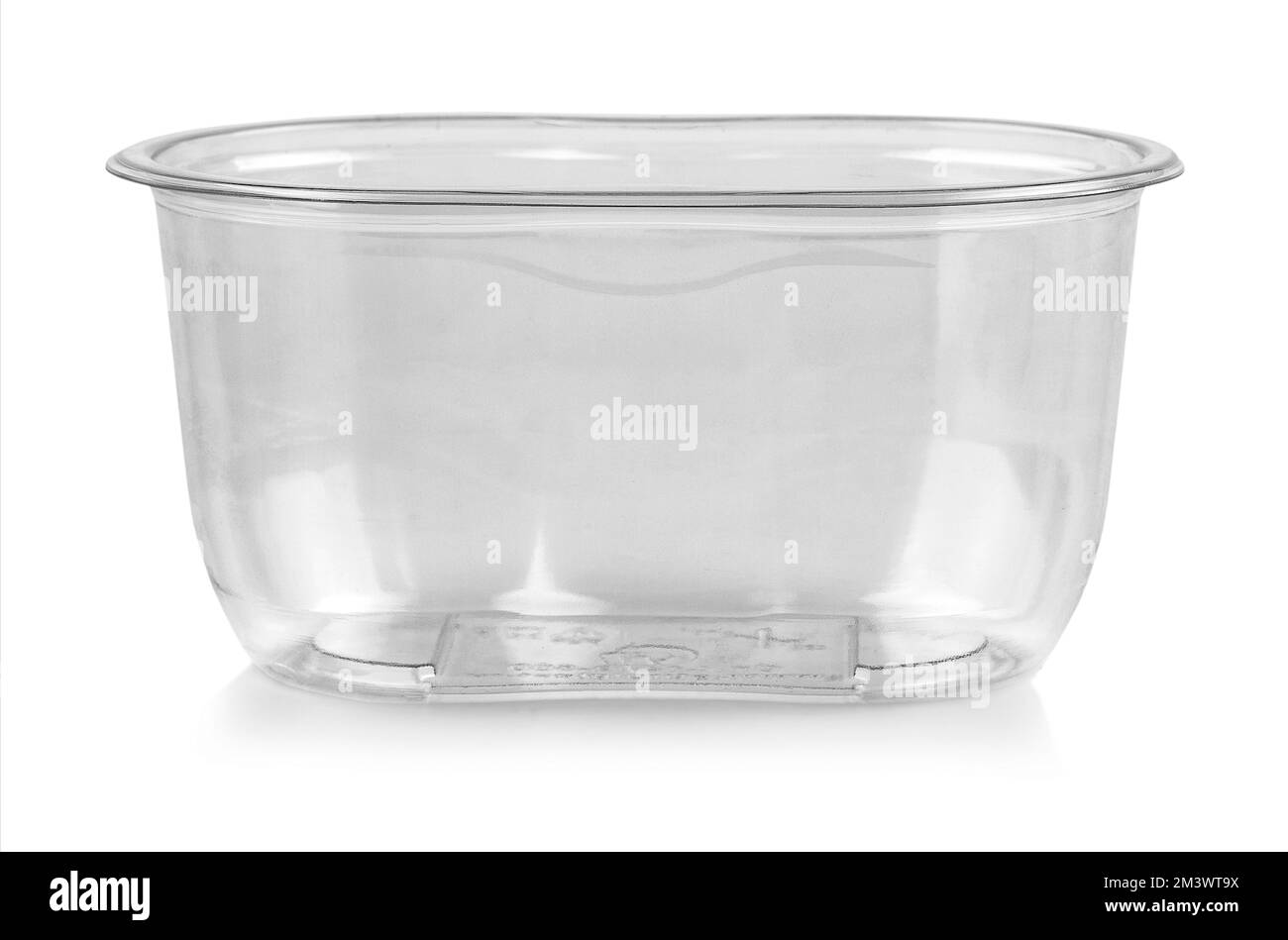The empty plastic jar isolated on a white background Stock Photo - Alamy