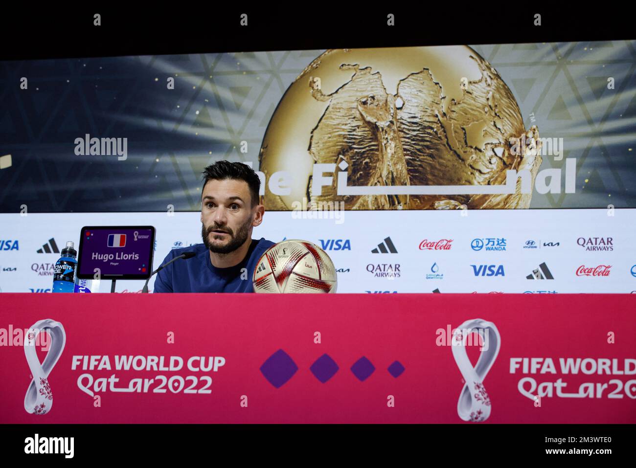 DOHA, CA - 17.12.2022: COLETIVA HUGO LLORIS - Goalkeeper Hugo Lloris of ...