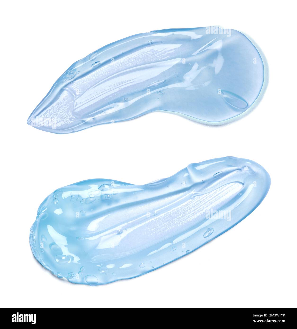 Blue clear liquid gel Cut Out Stock Images & Pictures - Alamy