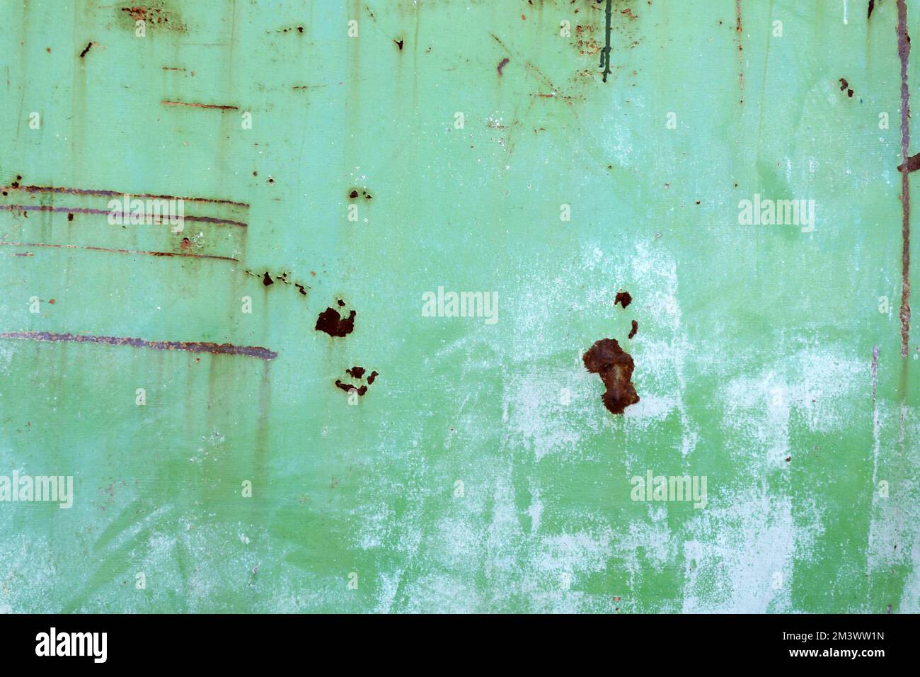 Green vintage texture. Old rough rusty painted wall surface. Industrial ...