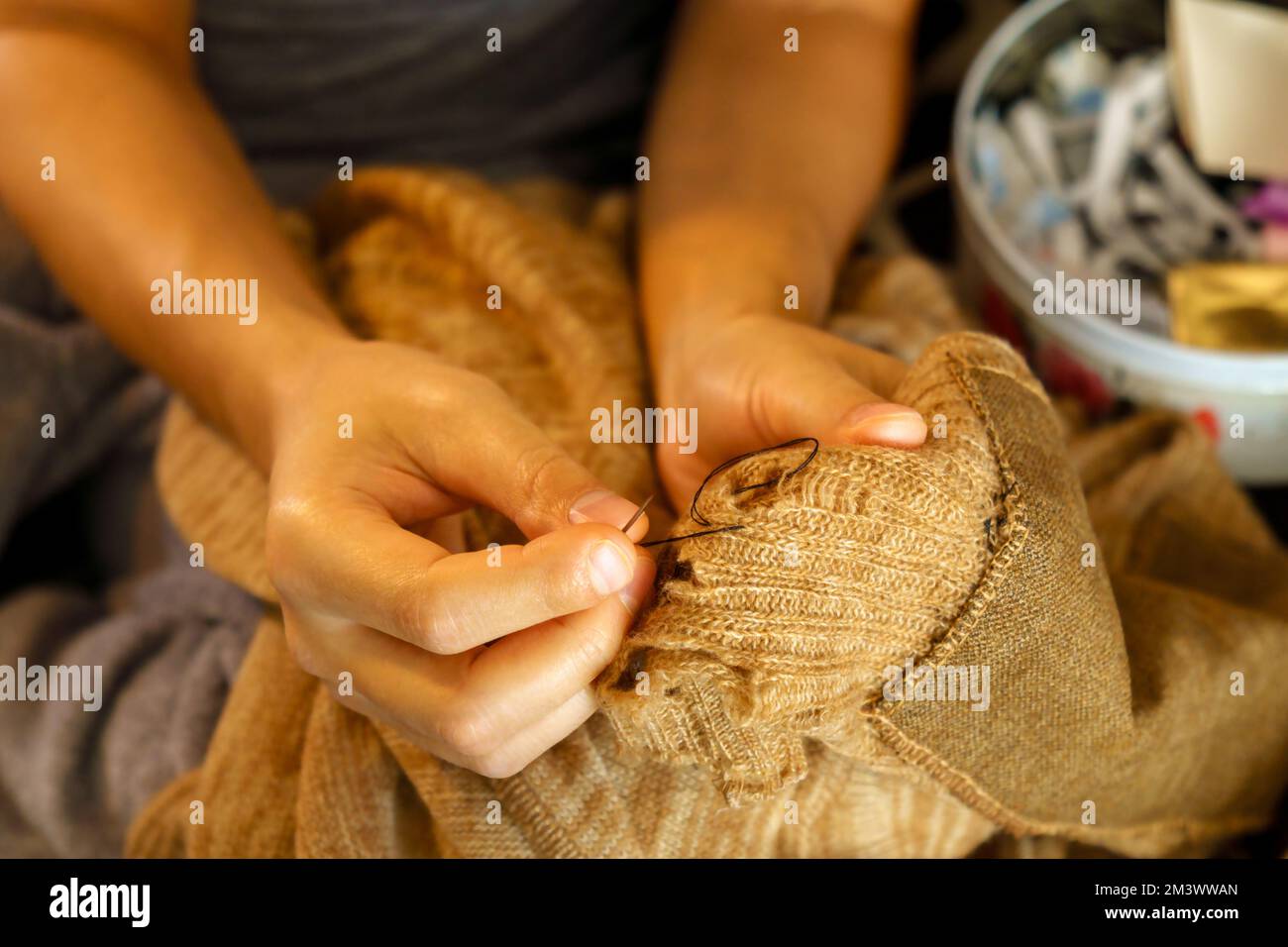 Mending clothes make, wear, repair, upcycle, swap, donate recycle ...