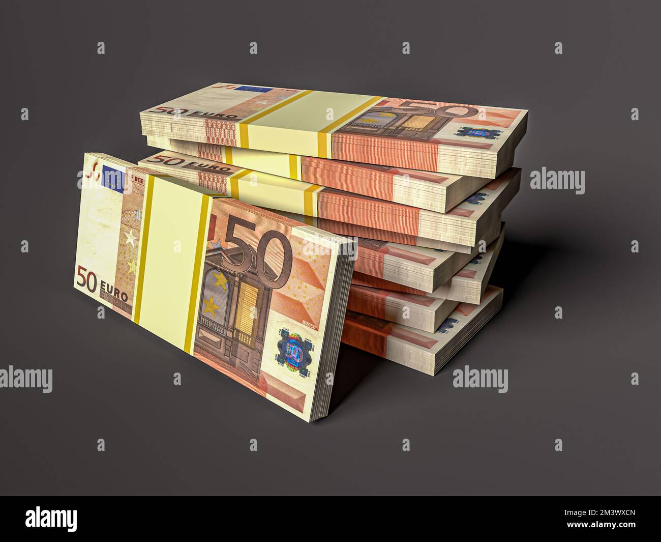 Euro money. Business and finance concepts. Euro currency. 3d rendering ...