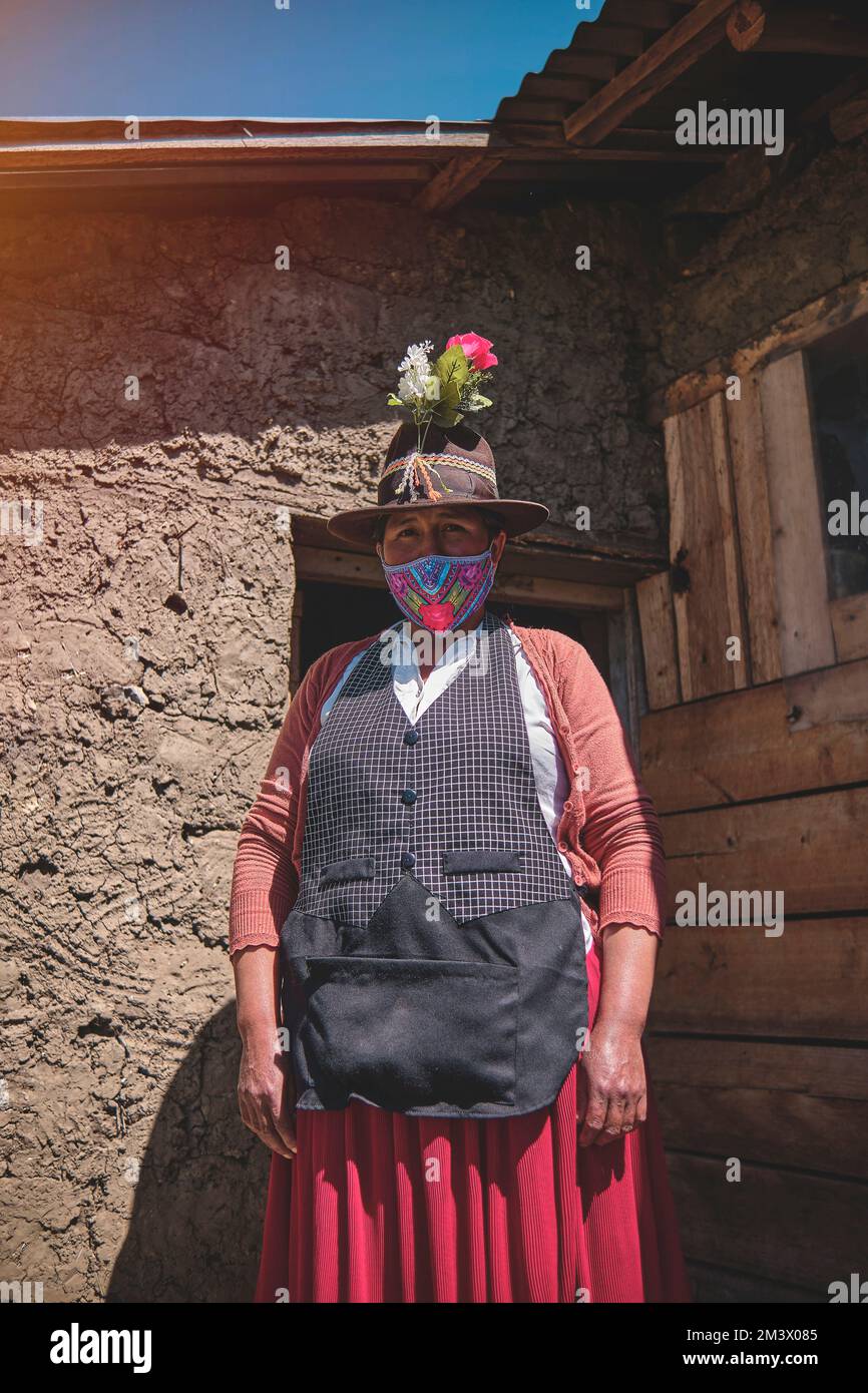 Portrait of Mayan woman with typical costume, Hispanic young woman with ...