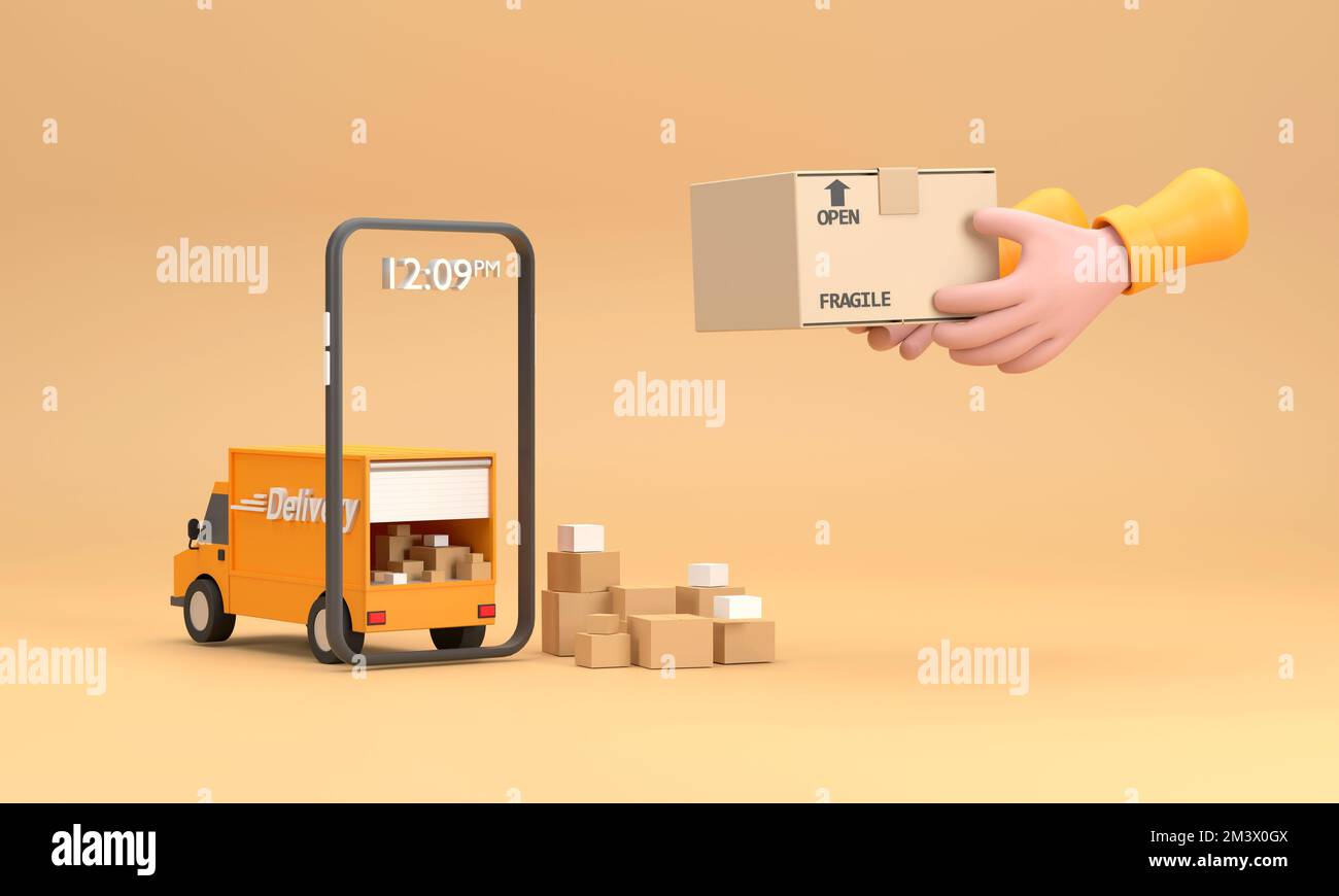 Courier system hi-res stock photography and images - Alamy