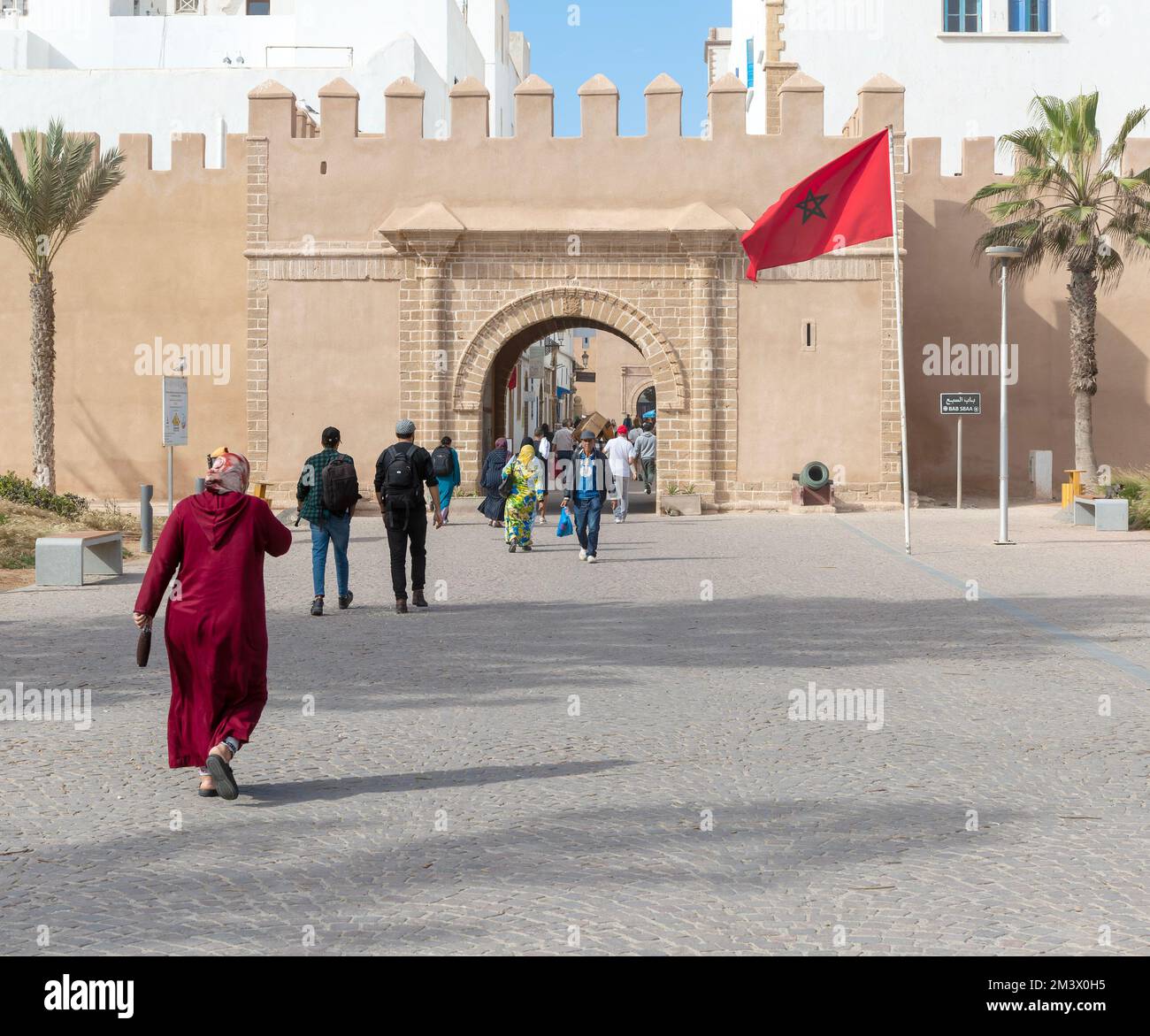 Bab Sbaa entrance gateway to Medina, Essaouira, Morocco, north Africa ...