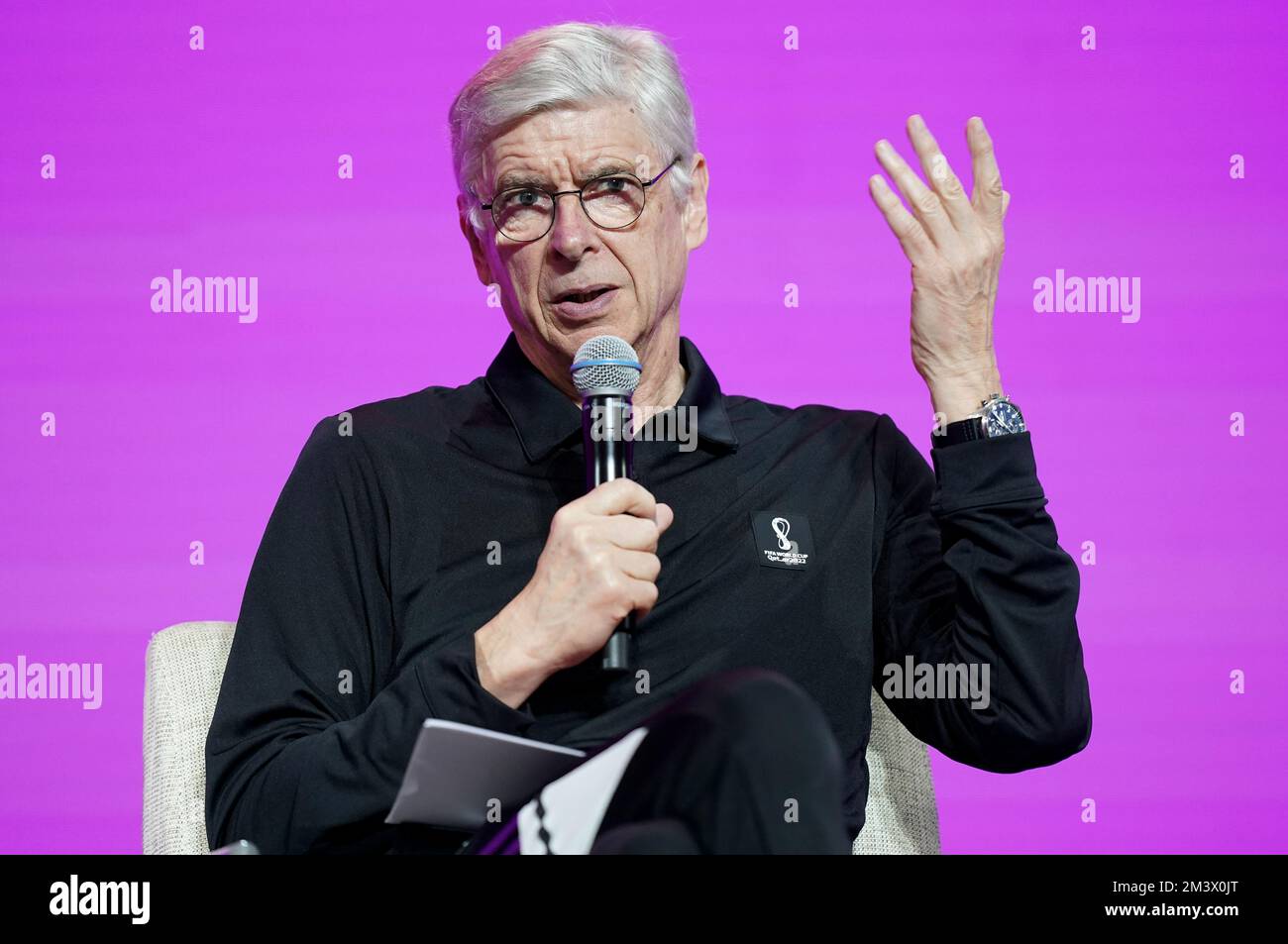 FIFA's Chief of Global Football Development Arsene Wenger during a ...