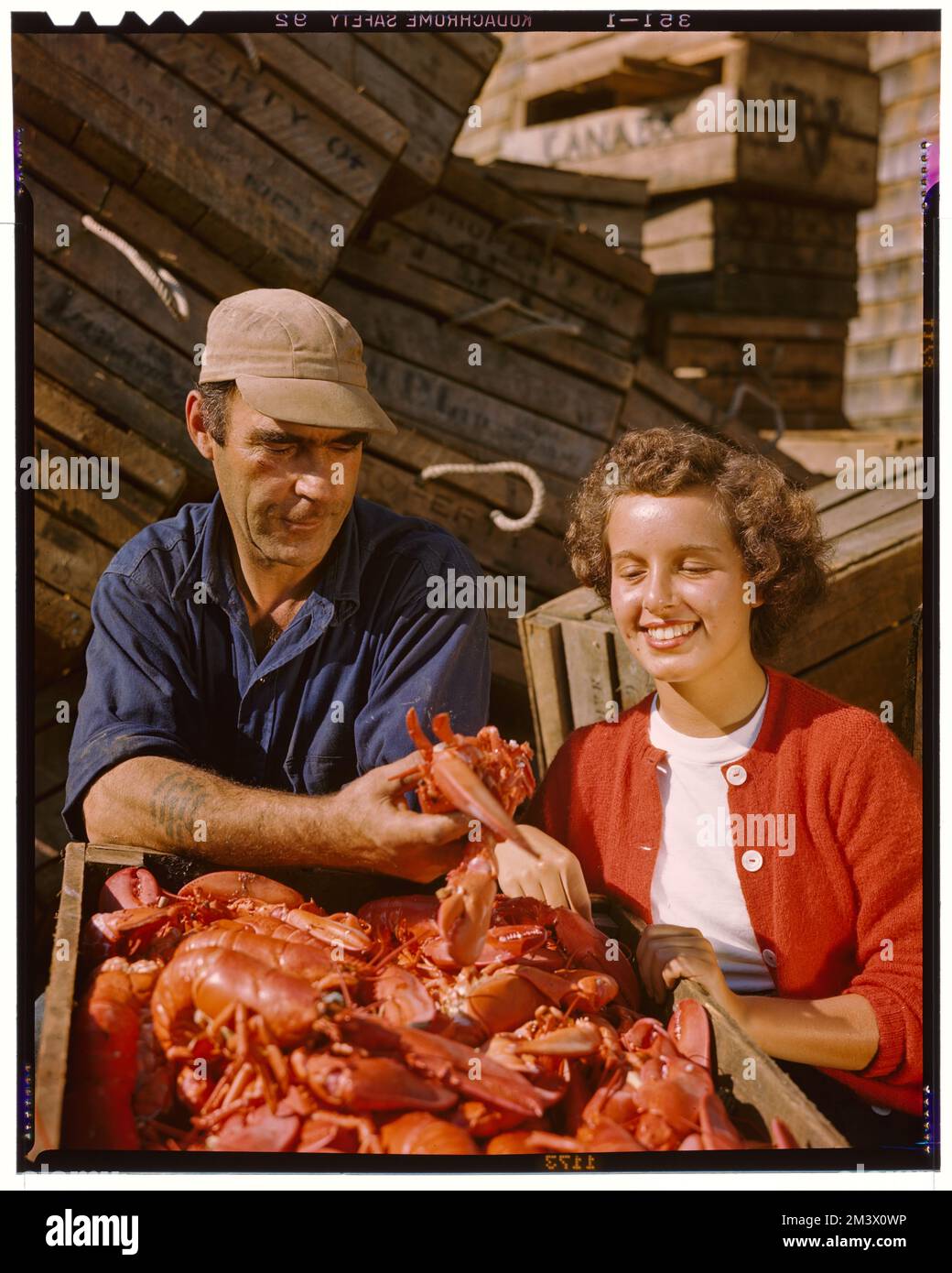 Stan Robbins and Arline Daucett, Toni Frissell, Antoinette Frissell ...