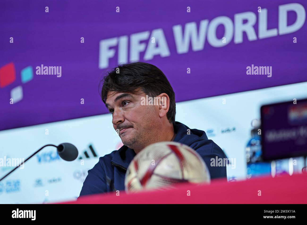 Zlatko Dalic of Croatia press conference during the FIFA World Cup ...