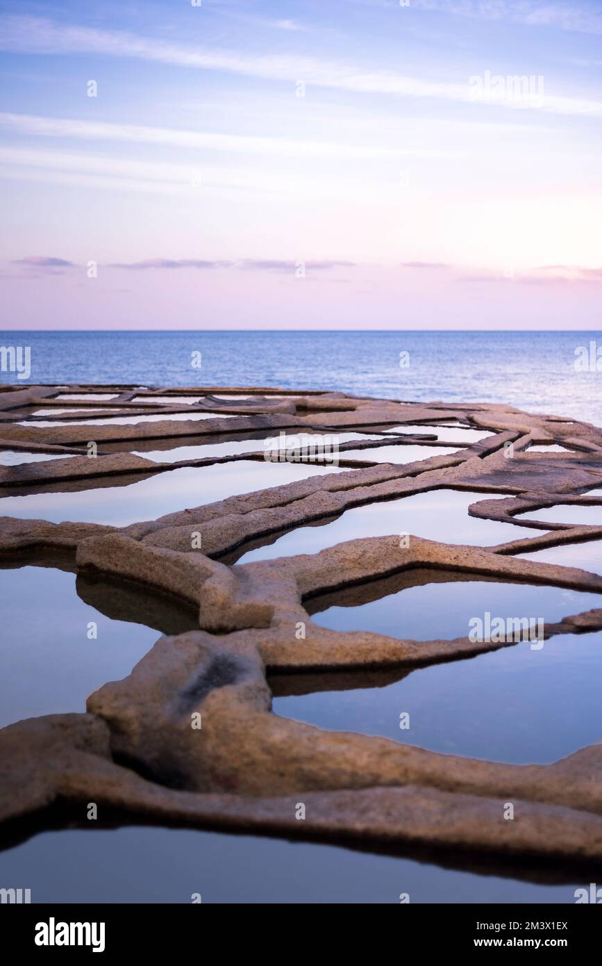 Traditional salt crafts on the island of Gozo. Malta Stock Photo - Alamy