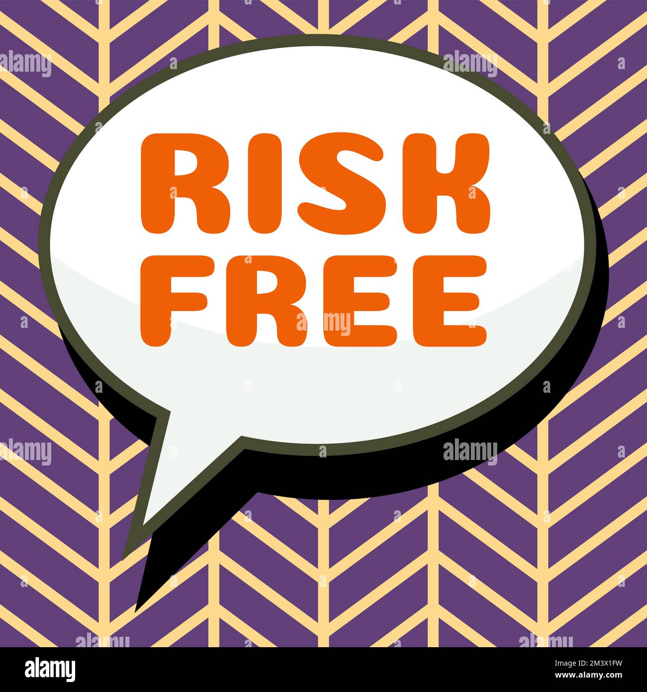 Inspiration showing sign Risk Free. Business concept used to describe something that does not ...