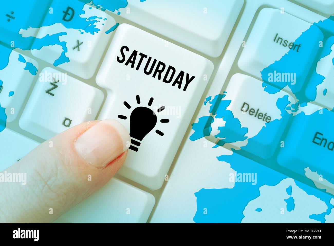 Writing displaying text Saturday. Word Written on First day of the ...