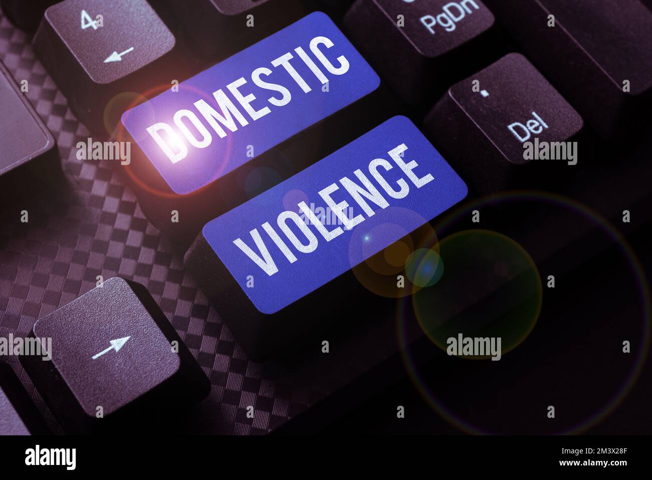 Sign displaying Domestic Violence. Conceptual photo violent or abusive ...