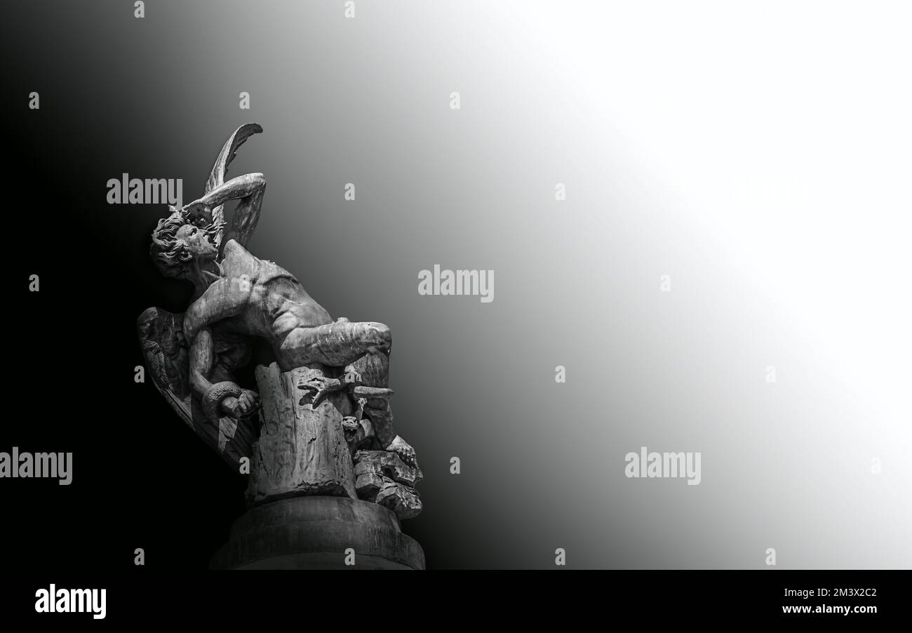 The Fountain of the Fallen Angel or Monument of the Fallen Angel is ...