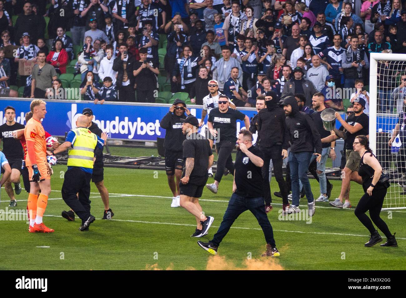 Melbourne, Victoria, Australia. 17 Dec 2022. Members of Original Style ...