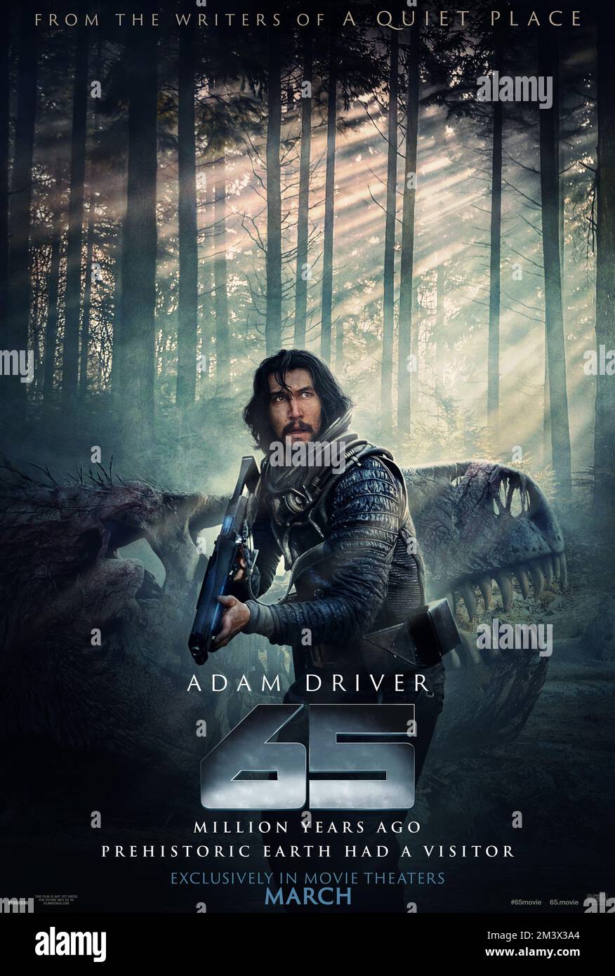 65 film poster Adam Driver Stock Photo - Alamy