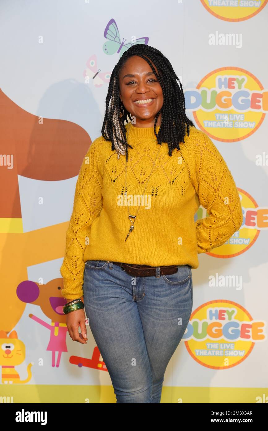 EDITORIAL USE ONLY Joanna Adeyinka-Burford attends a gala performance ...