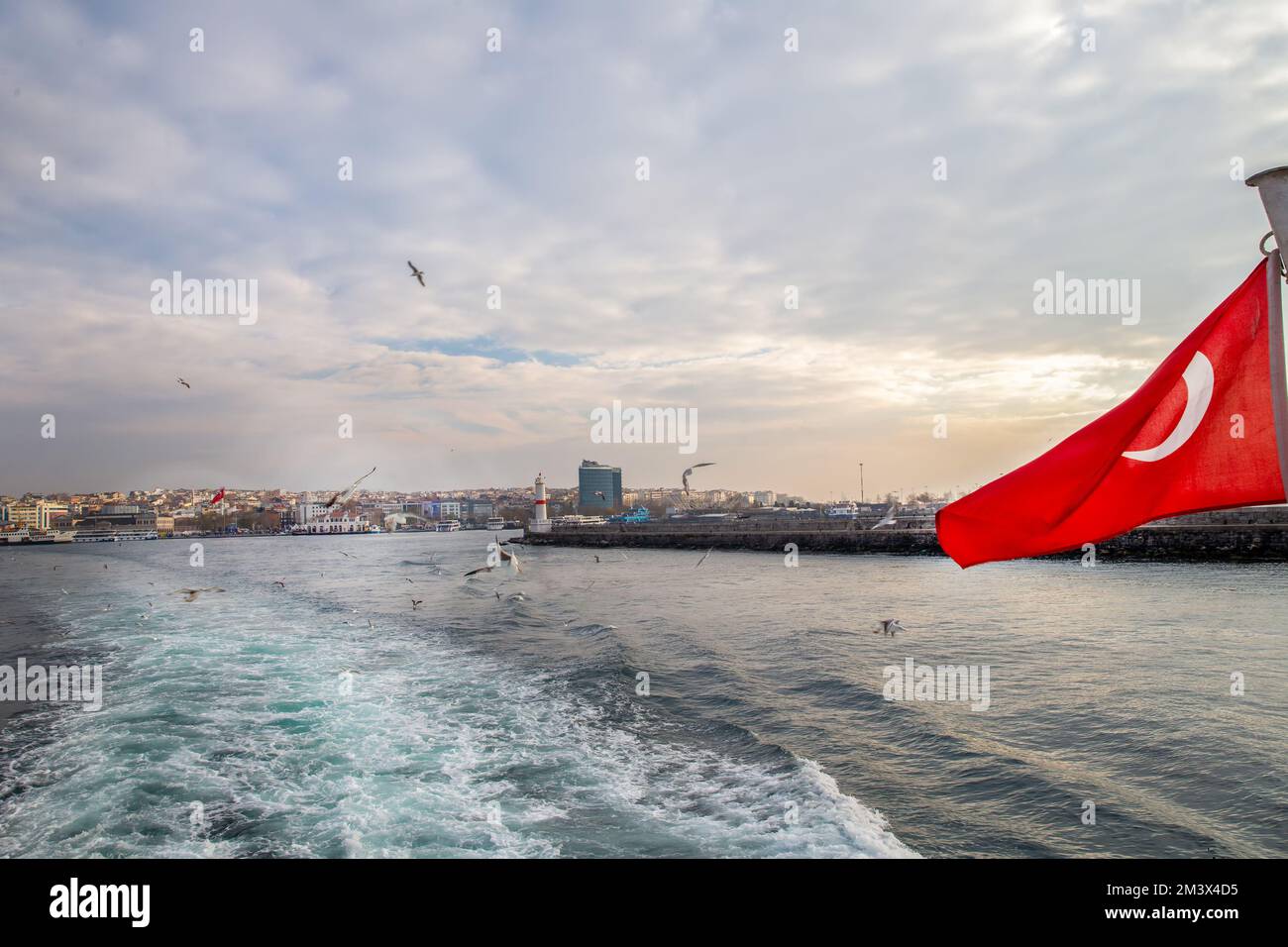 Beautiful red flag turkey hi-res stock photography and images - Alamy