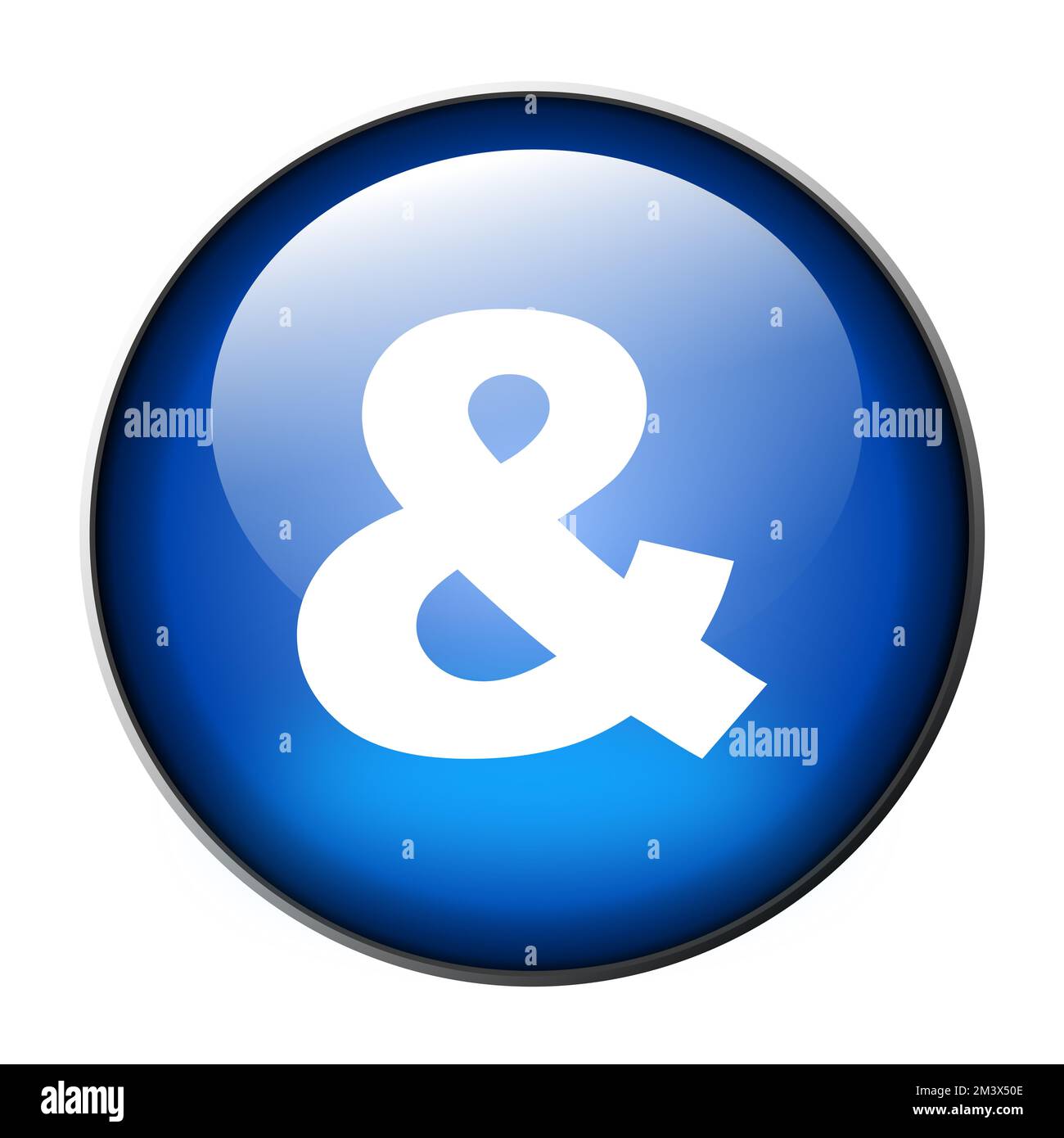 blue end button over white background Stock Photo - Alamy