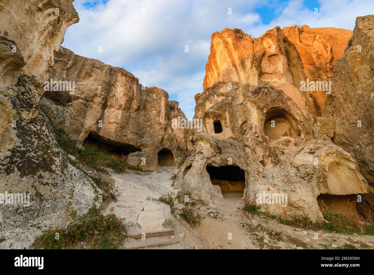 Ayazini cave church and National Park in Afyon, Turkey. Historical ...