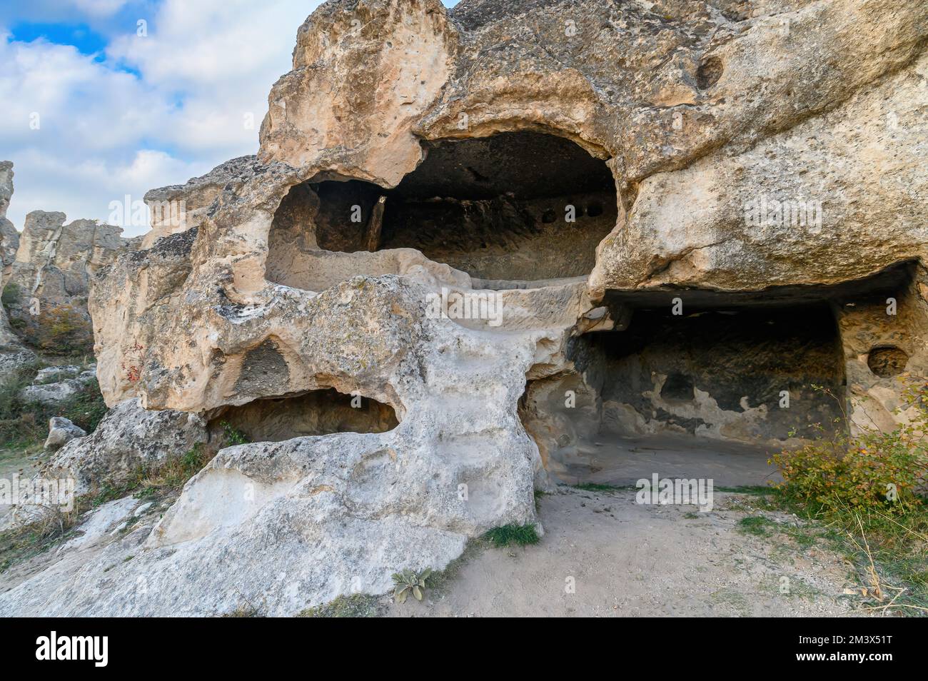 Ayazini cave church and National Park in Afyon, Turkey. Historical ...