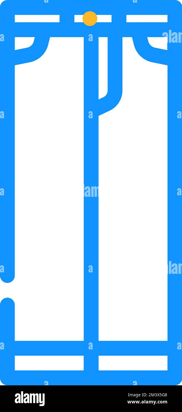 denim pants man color icon vector illustration Stock Vector Image & Art ...