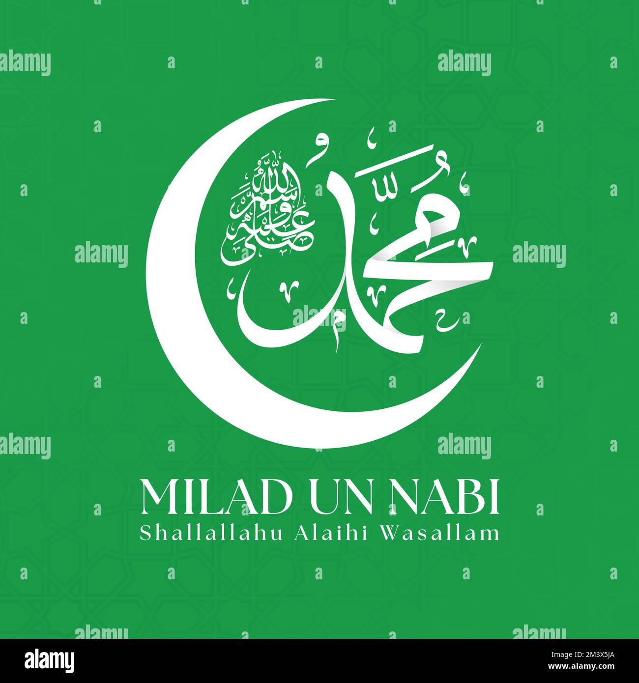 A vector illustration of the Milad un nabi - birthday of prophet ...