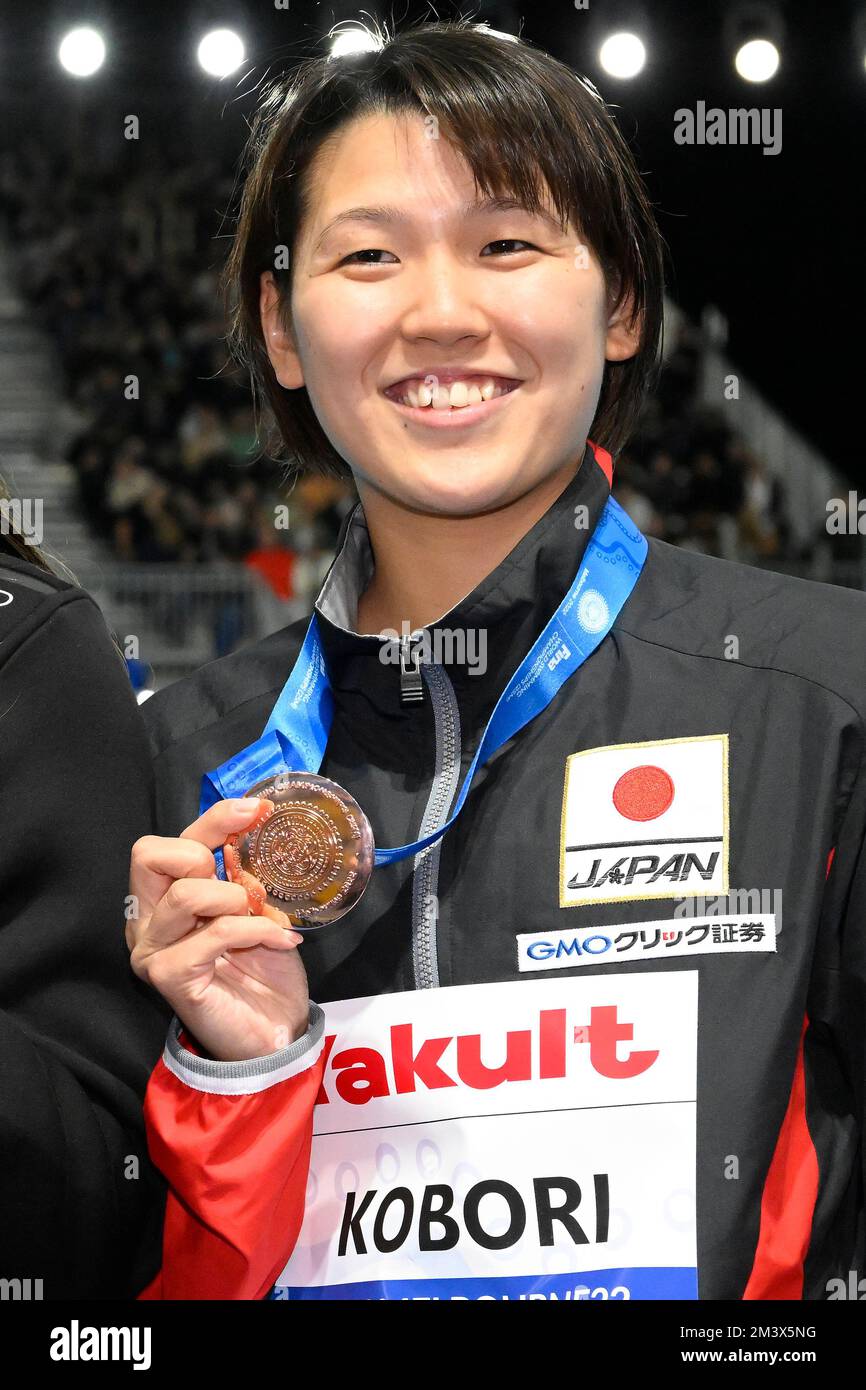Melbourne, Australia. 17th Dec, 2022. Waka Kobori of Japan shows the ...