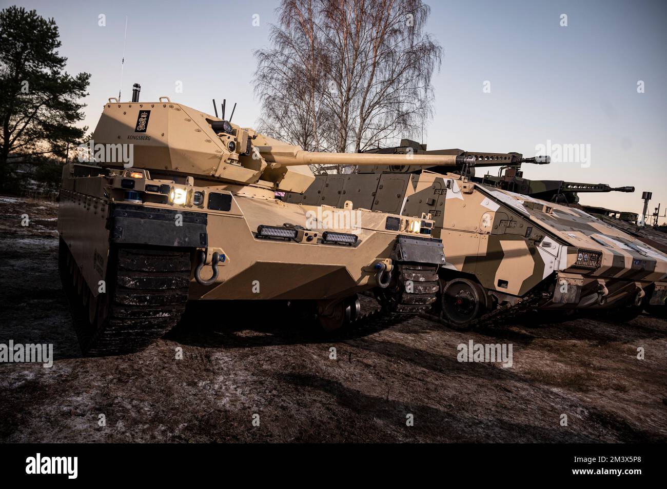 15 December 2022, Brandenburg, Brück: The Type-X Robotic Combat Vehicle ...