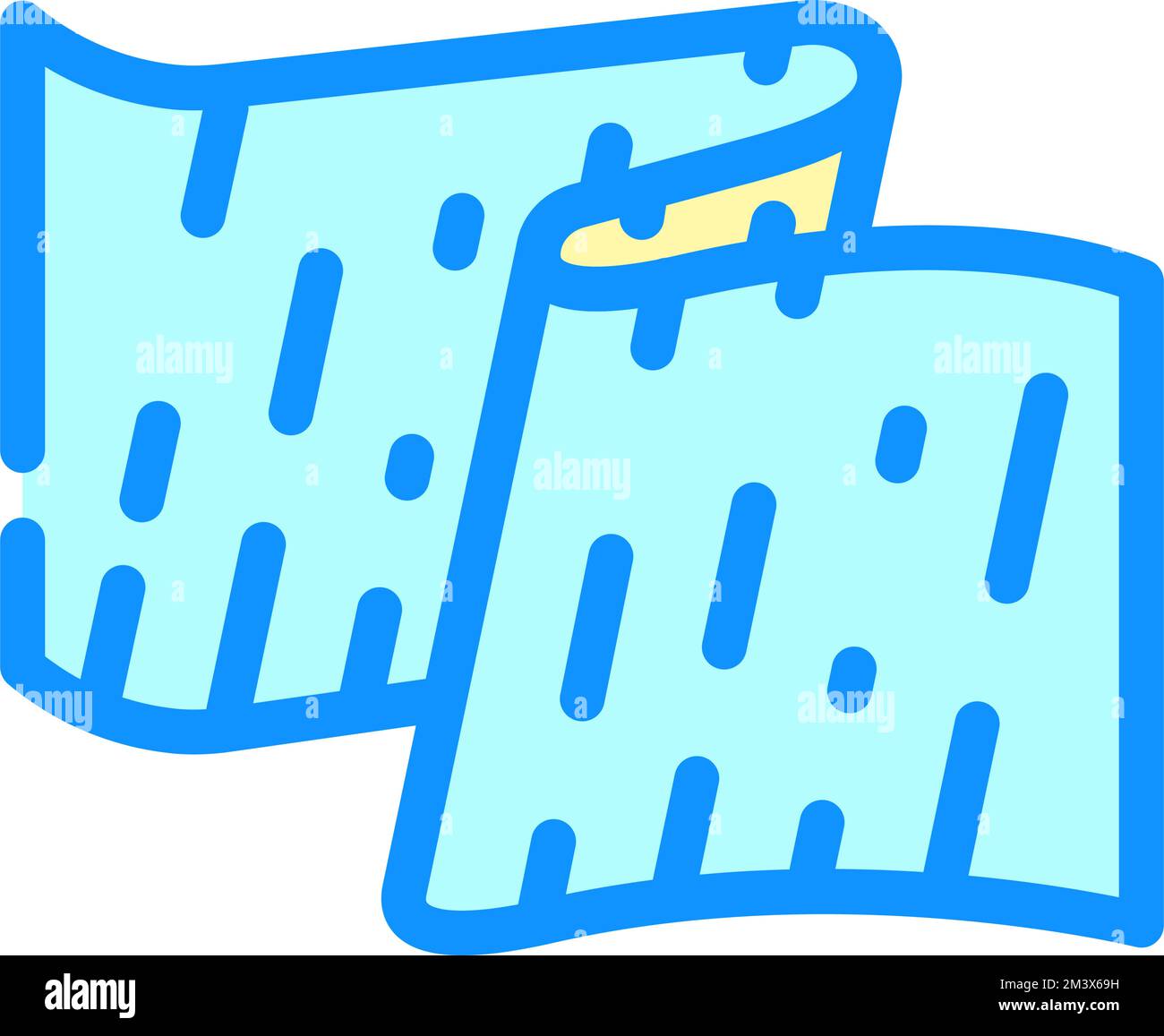 denim fabric color icon vector illustration Stock Vector Image & Art ...