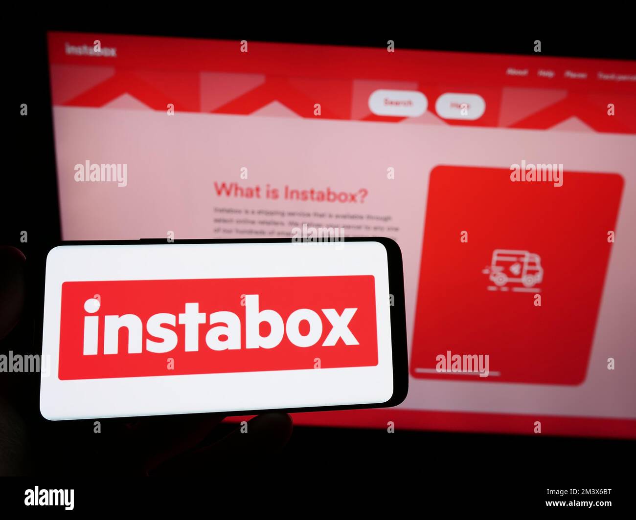 Instabox logo hi-res stock photography and images - Alamy