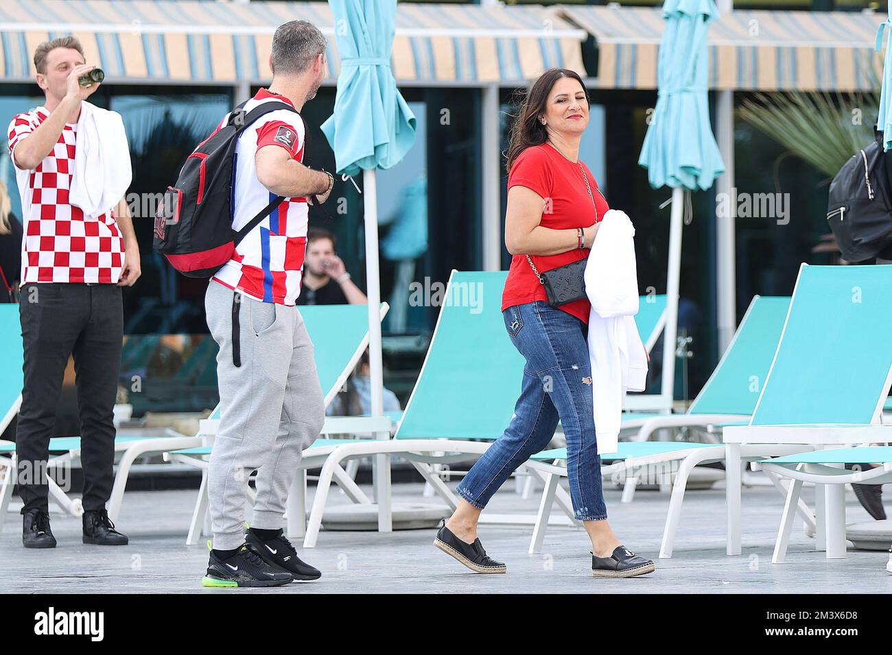 Davorka Dalic, wife of Croatia Head Coach Zlatko Dalic is seen prior ... Davorka Dalic, wife of Croatia Head Coach Zlatko Dalic is seen prior ...