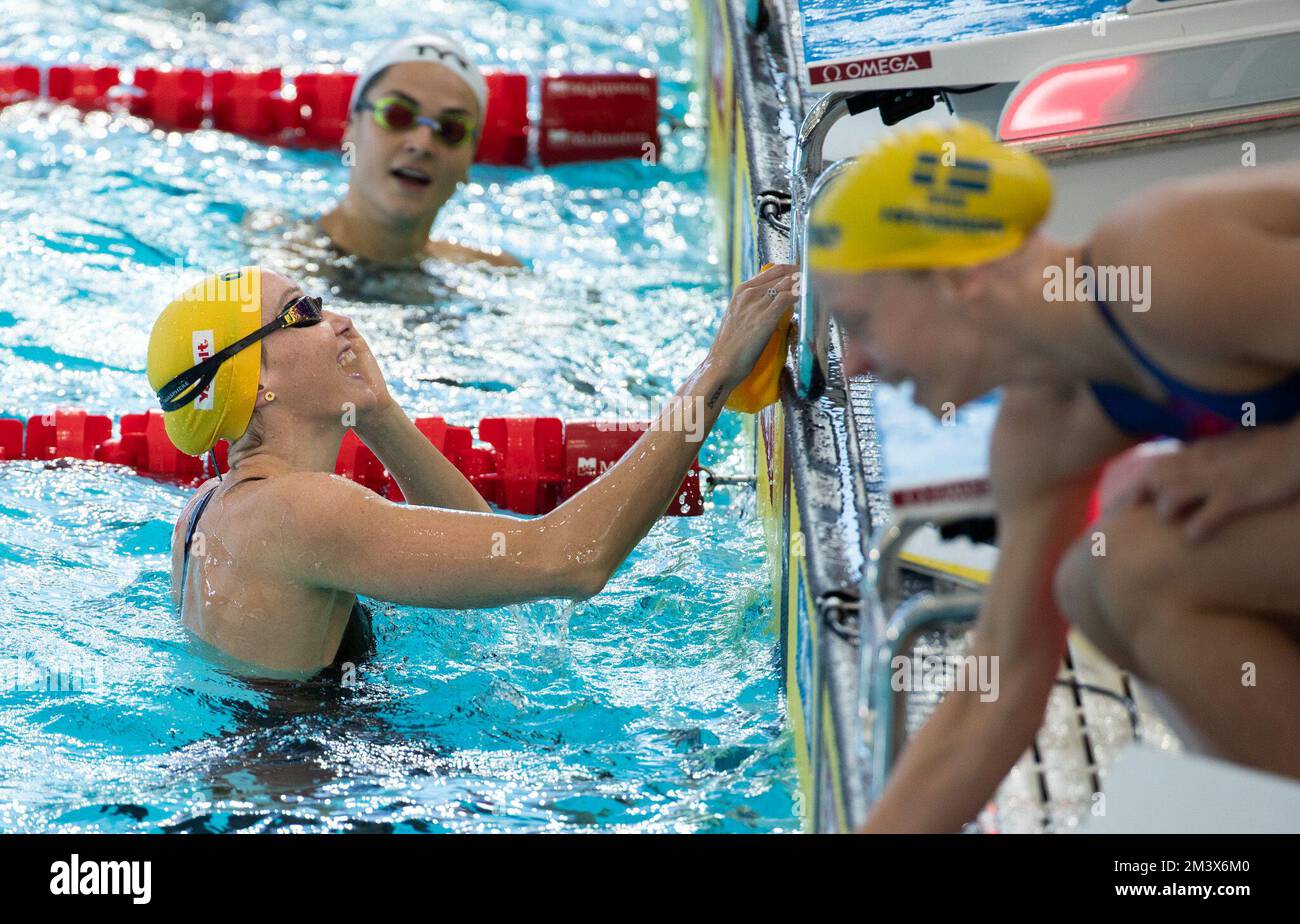 Melbourne, Australia. 17th Dec, 2022. Madison Wilson (L) of Australia ...
