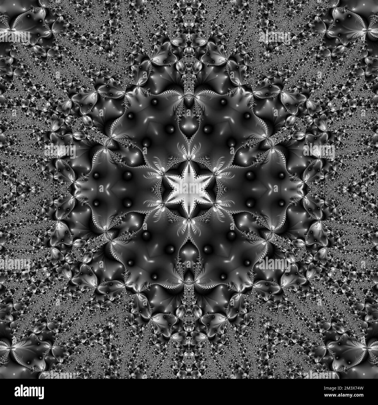 mandala Black and white vintage art, ancient Indian vedic background ...