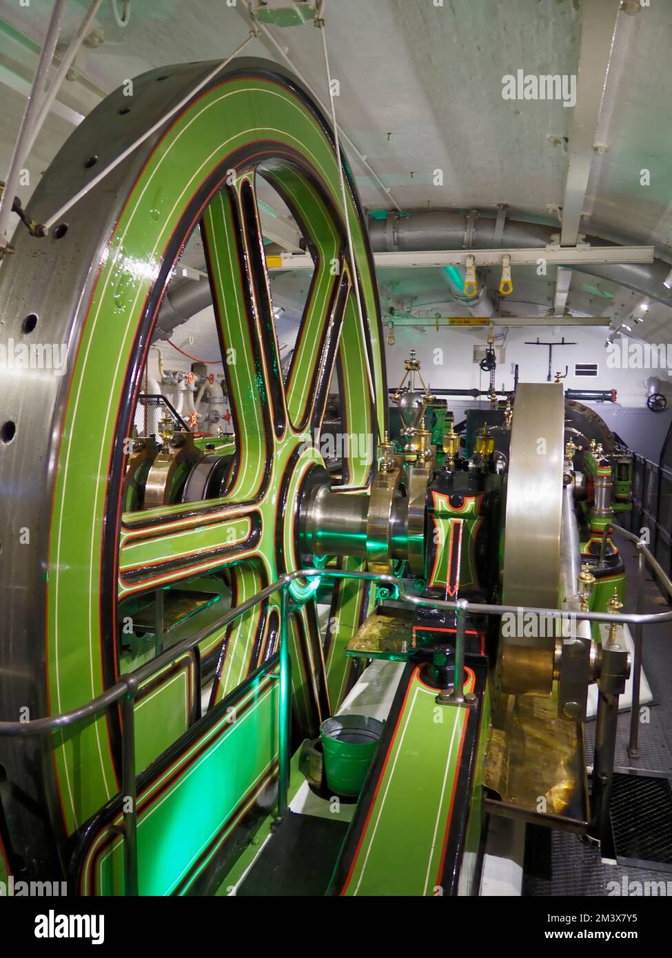 original Victorian steam engine,Tower Bridge Engine Rooms, London ...