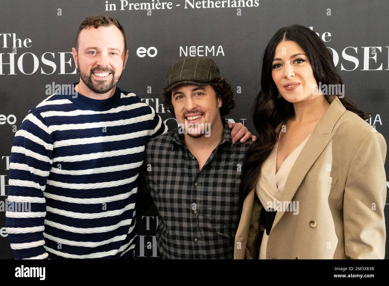 Elizabeth Tabish, Jordan Walker Ross, Tyler Thompson at the premiere of ...