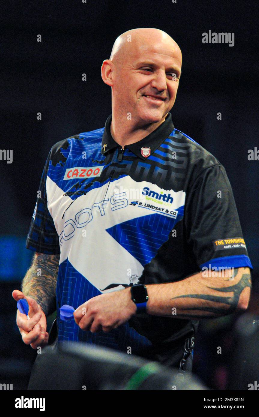 LONDON, UNITED KINGDOM - DECEMBER 16: Alan Soutar of Scotland looks on ...