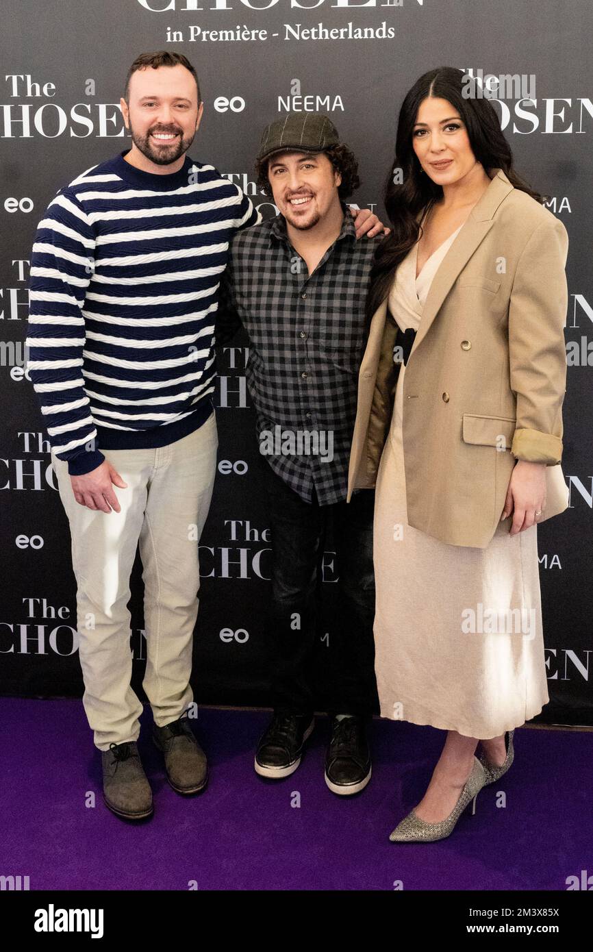 Elizabeth Tabish, Jordan Walker Ross, Tyler Thompson at the premiere of ...