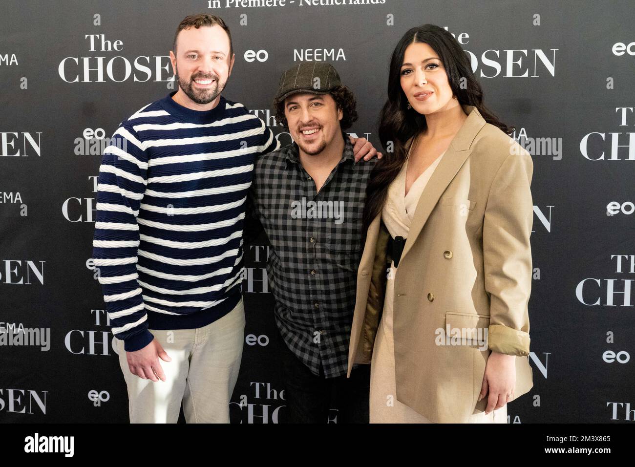 Elizabeth Tabish, Jordan Walker Ross, Tyler Thompson at the premiere of ...